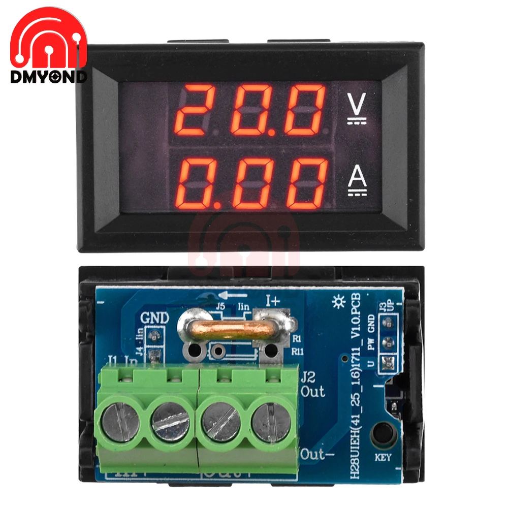 Цифровой вольтметр постоянного тока 7 - 100В | AliExpress
