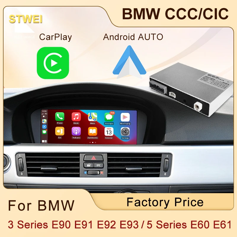 Беспроводной модуль Apple CarPlay для BMW 3 серии E90 E91 E92 E93 ...