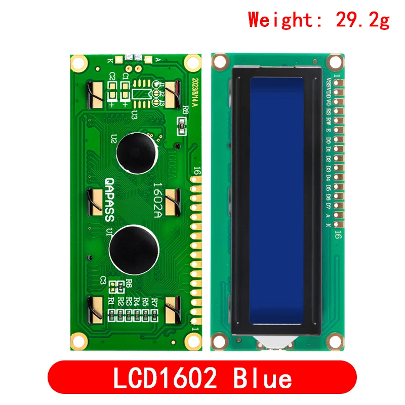 Модуль ЖКД синий зеленый экран IIC/I2C 1602 для arduino 1602 LCD UNO r3 ...