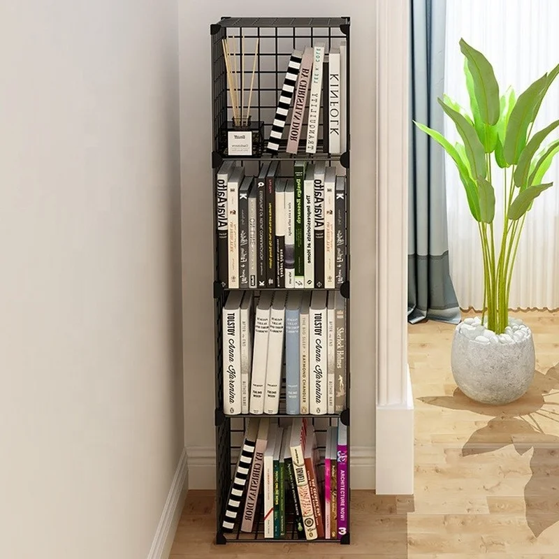 2 Row 5 Layer Stackable Wire Cubes Storage Organizer Bookcase DIY Wire ...