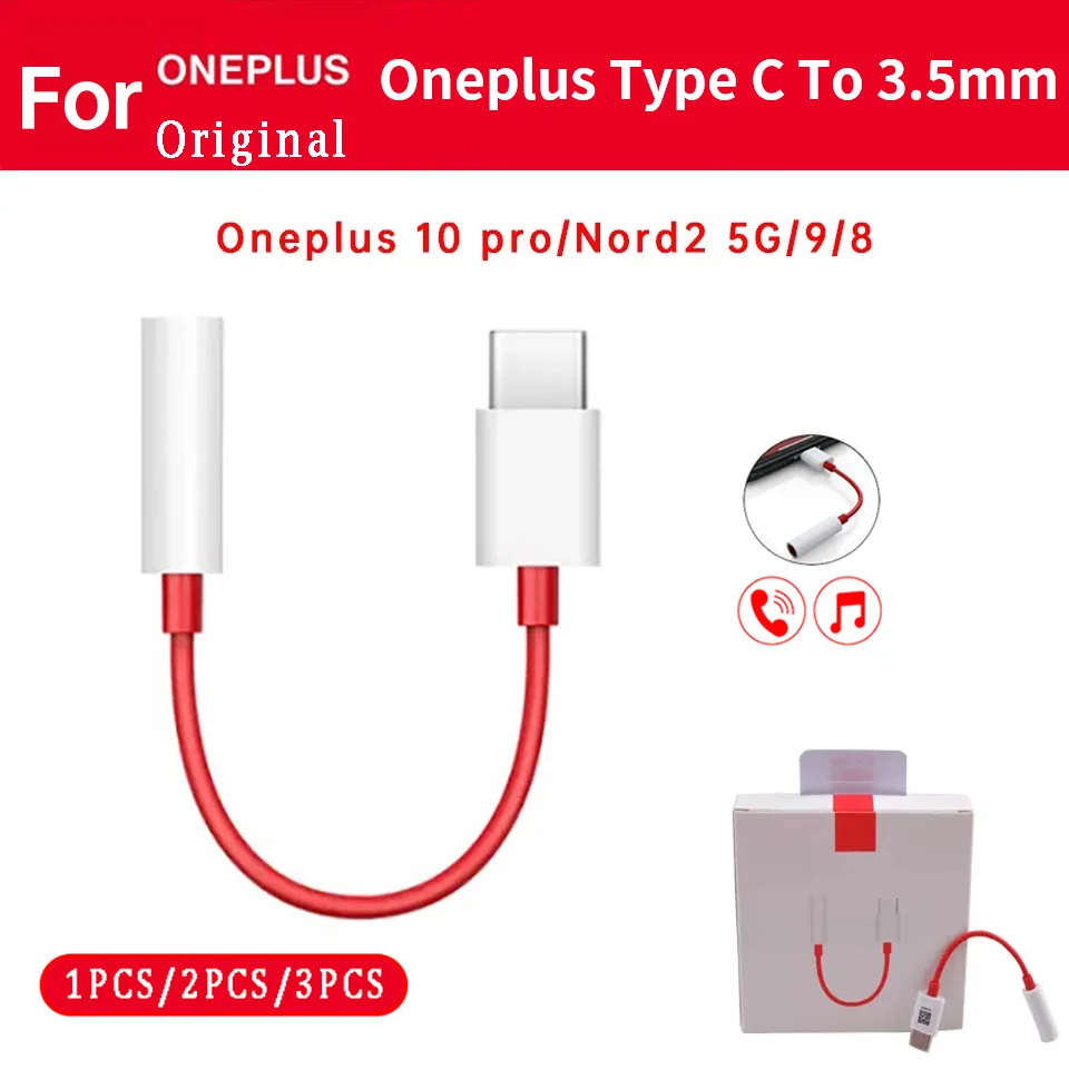 Оригинальный Oneplus 10 pro r 9 8 7t Pro 7 9r 8t Nord Usb Type C к разъему для наушников 3,5 мм ...