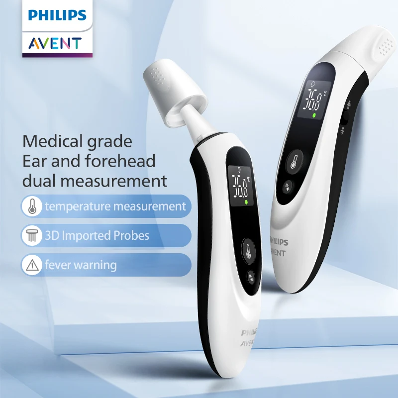 PHILIPS AVENT Digital infrared thermometer Non-contact ear thermometer ...