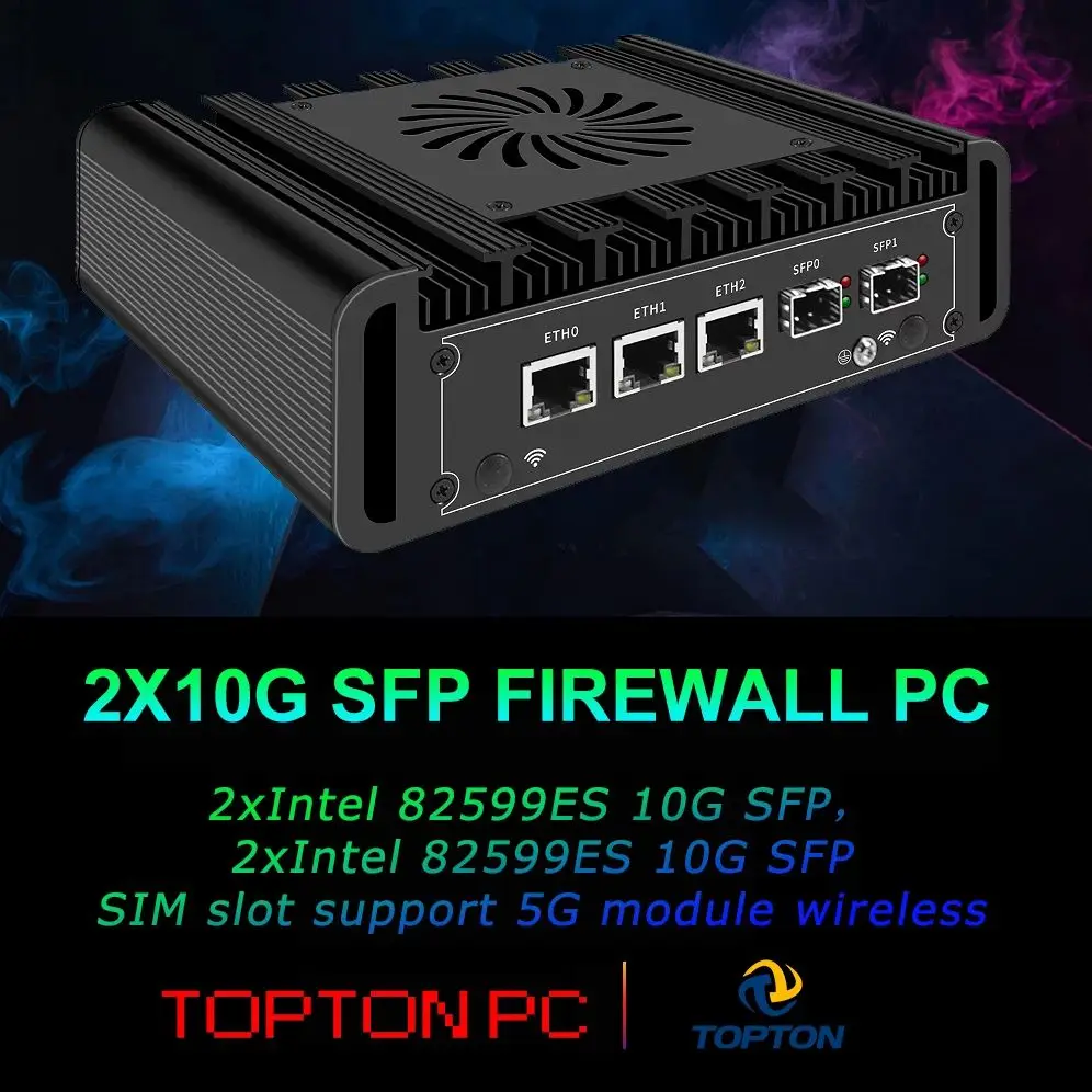 Мини-ПК с брандмауэром Intel Alder Lake N100 Quad Core 4x Intel I226-V ...