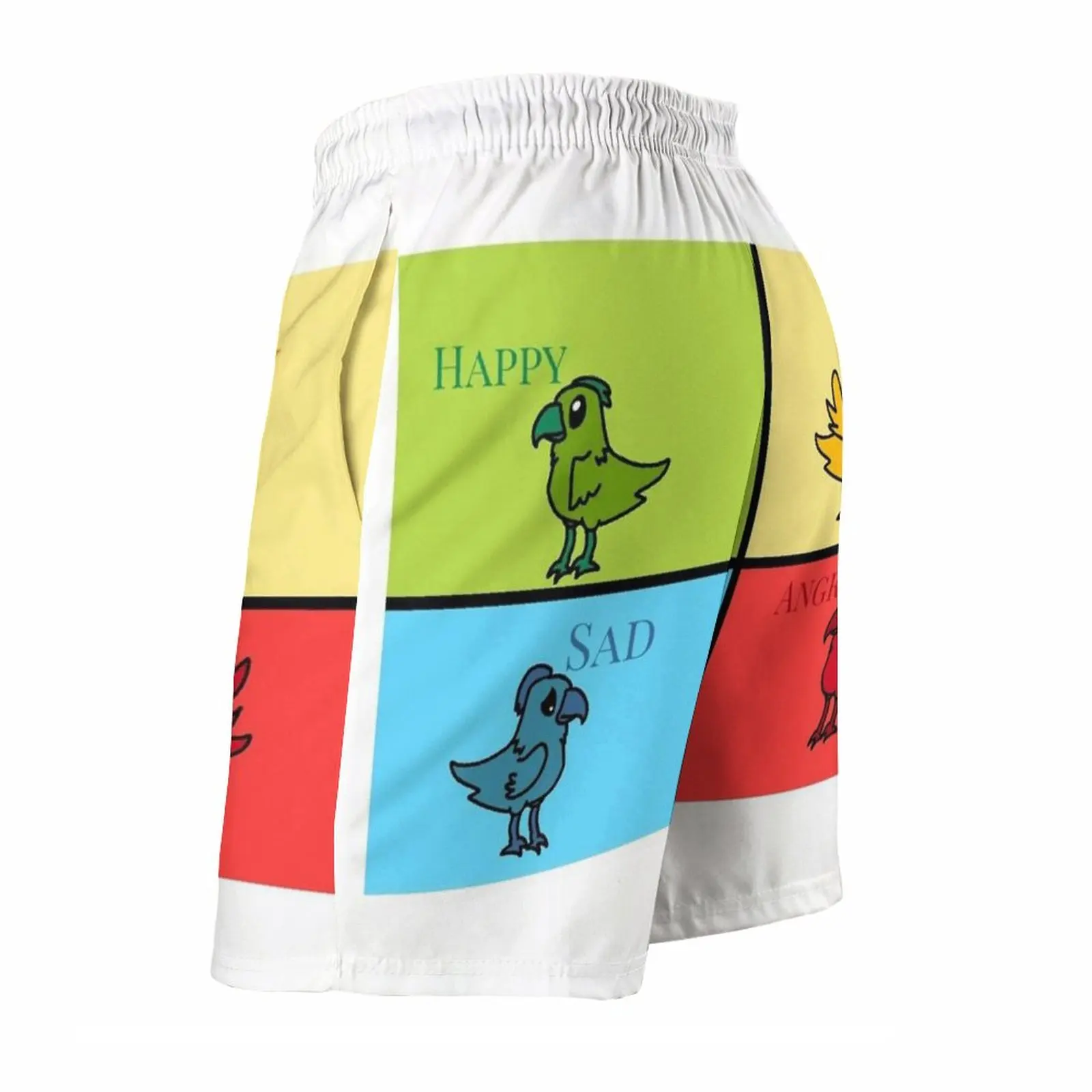Emotions Men'S Beach Shorts 3D Printing Loose Surf Board Shorts ...