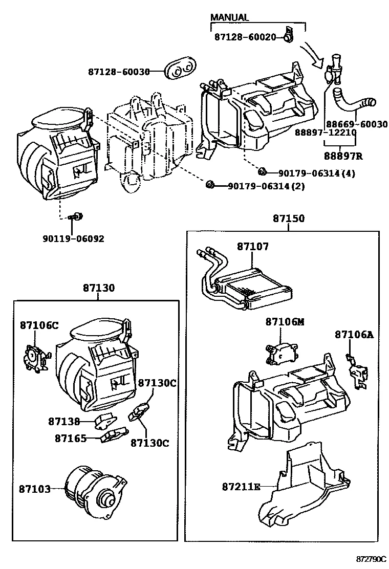 OEM 87107-42170 8710760361 87107-60361 8710760410 87107-60410 87107 ...