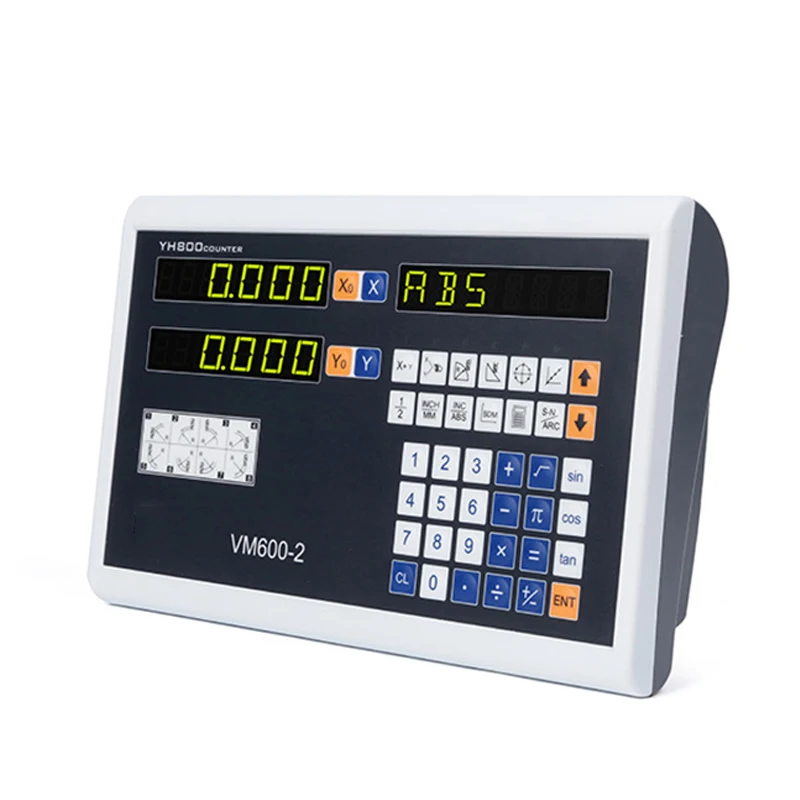 DRO 3-осевой 2-осевой цифровой счетчик считывания для фрезерного станка VM600-2 VM600-3 YIHAOGD ...