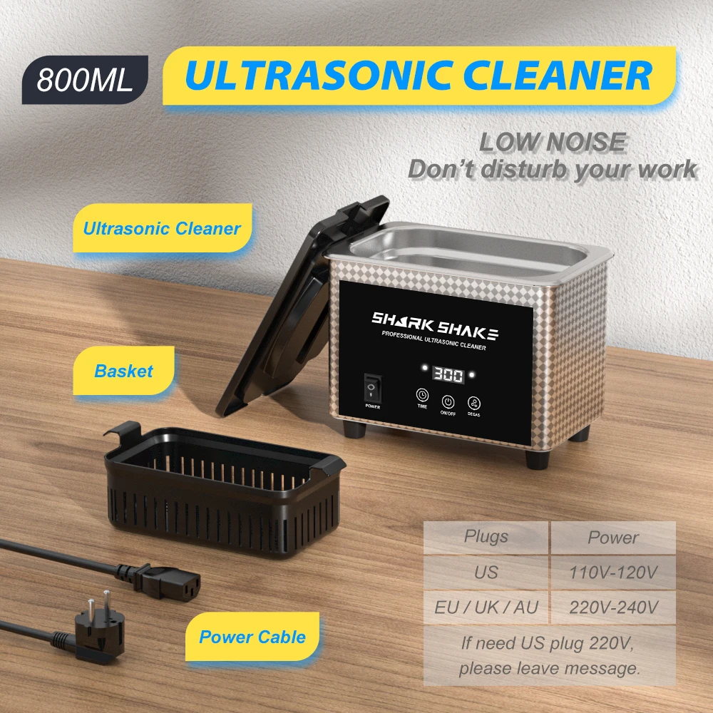 Ультразвуковая ванна Sonicator Bath 800 мл | AliExpress