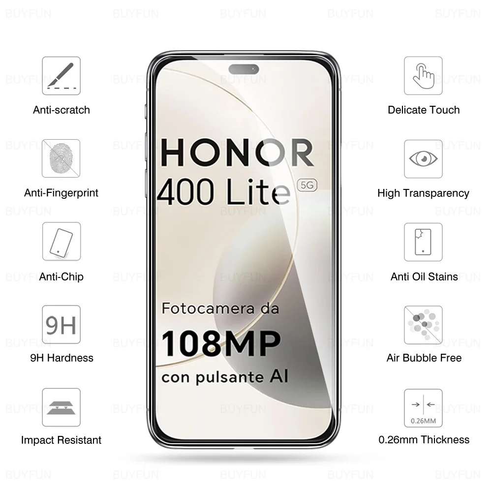 5-1 шт. закаленное стекло для Honor 200 90 Lite Smart Magic7 Play 50 ...