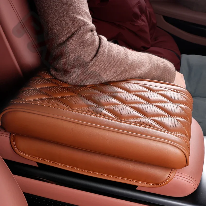 Универсальный автомобильный подлокотник 1 шт., Кожаная подушка для ...