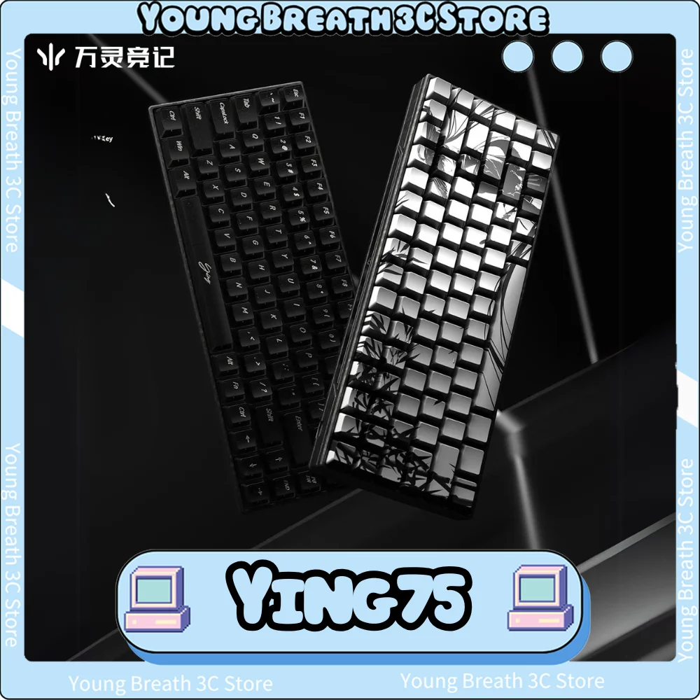 WLMouse Ying75 Клавиатура с магнитным переключателем 8000 Гц Проводная механическая клавиатура ...