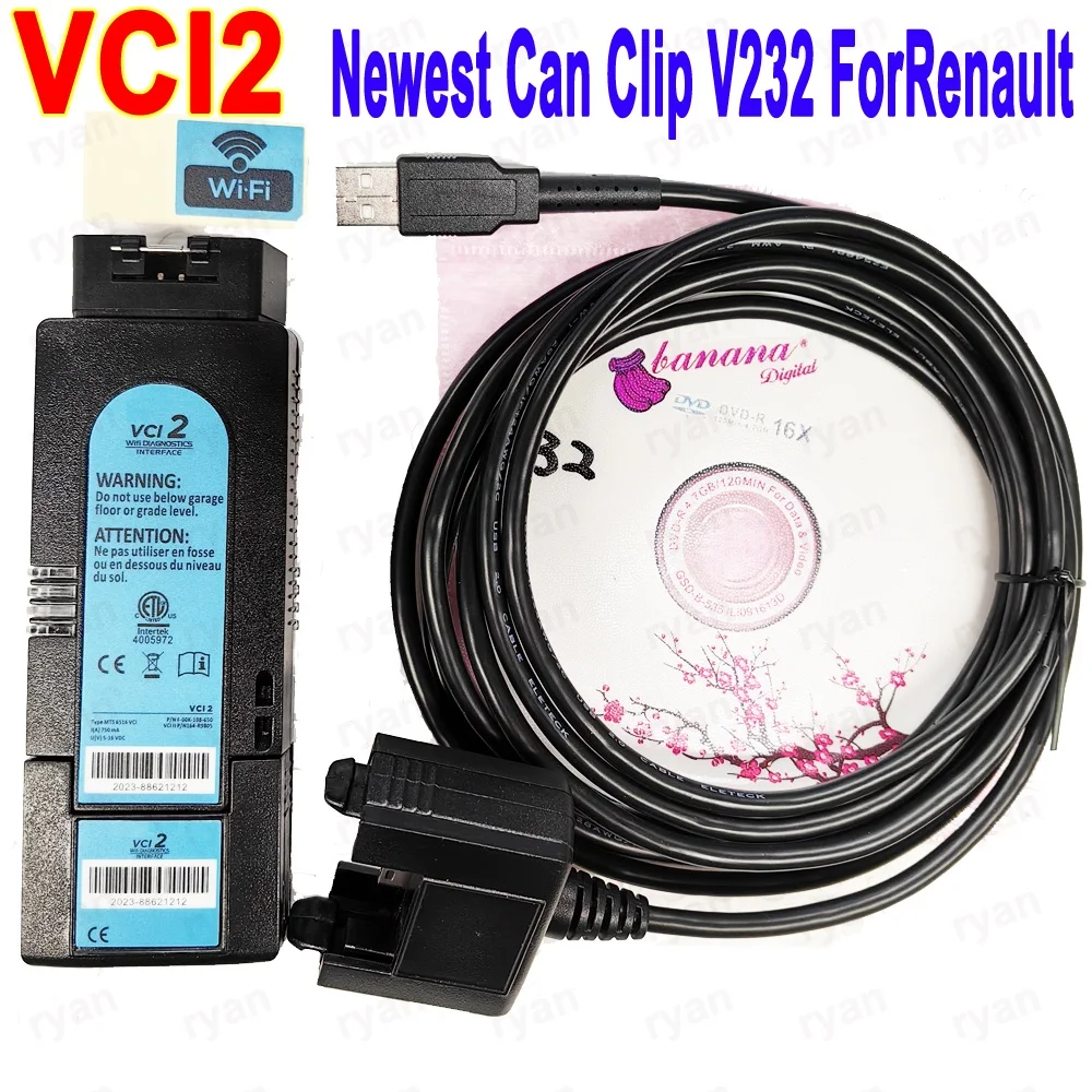 Автоматический диагностический сканер Can Clip V232 для Renault VCI 2 ...