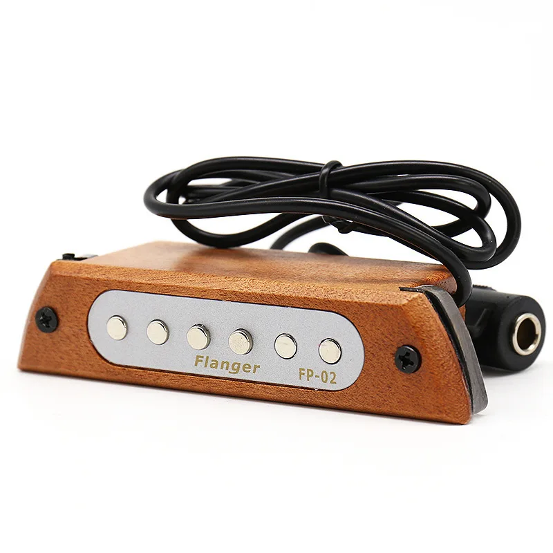 Flanger FP-02 Деревянная акустическая гитара Звукосниматель с ...