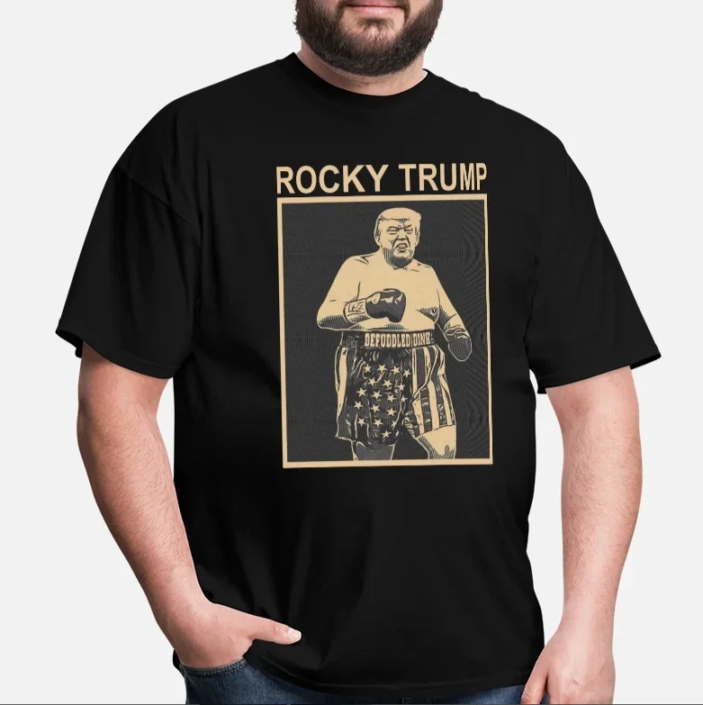 Trump Boxing Rocky Trump America Boxer T Shirt. New 100% Cotton Short ...