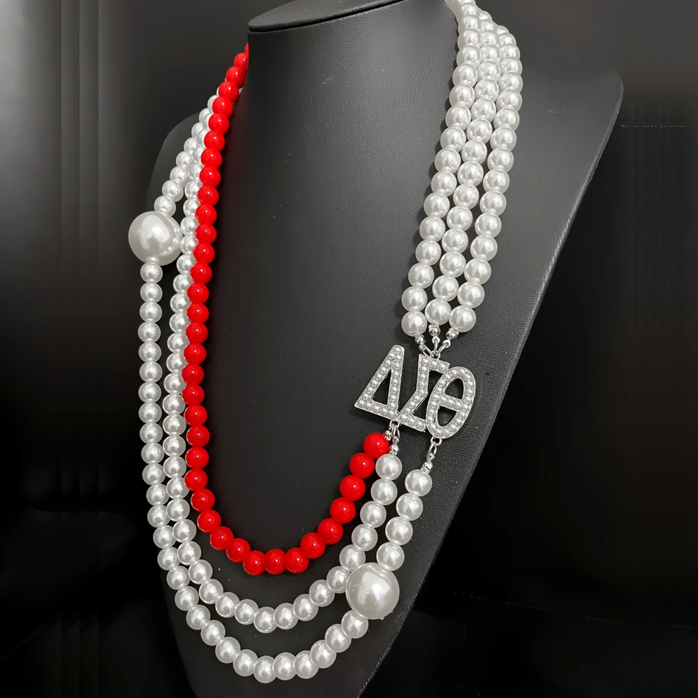 Delta Sigma Theta Necklace Set – Divine Nine Designs