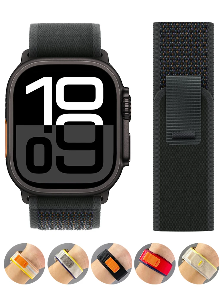 Ремешок CRESTED Trail Loop для Apple Watch из нейлона | AliExpress