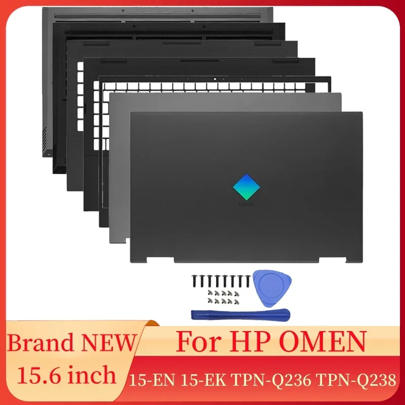Для HP OMEN 15-EN 15-EK TPN-Q236 Q238, экран ноутбука, ЖК-экран, задняя крышка/передняя панель ...