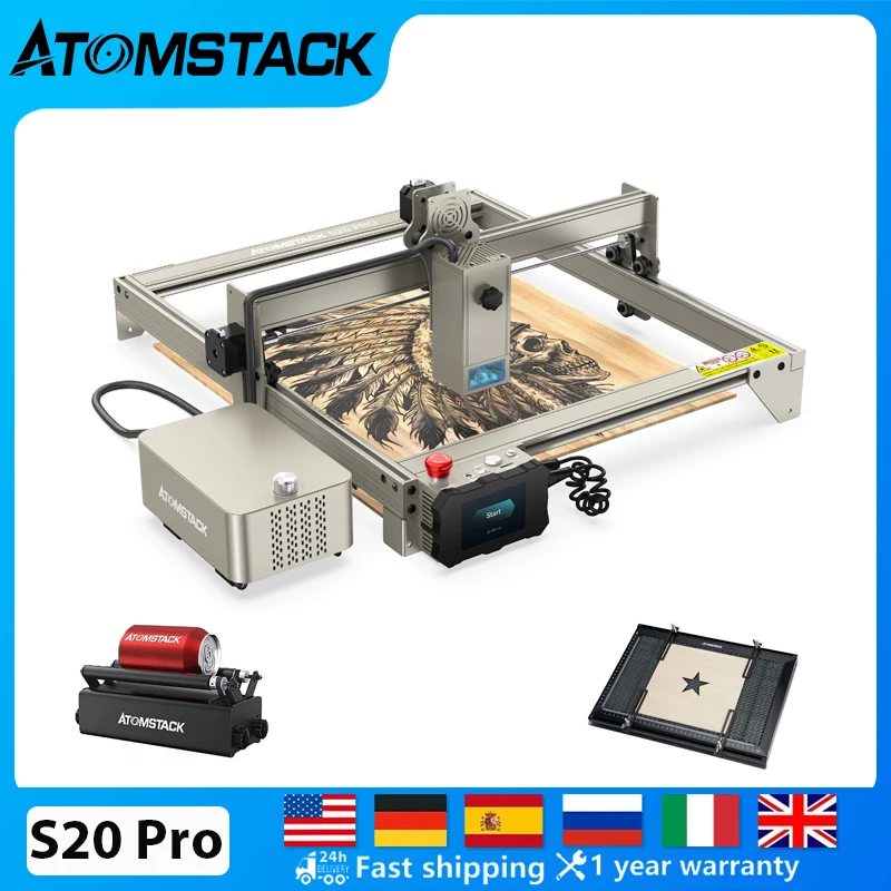 Atomstack X20 A20 S20 Pro 20w Laser Engraver Cnc 130w Power Laser ...