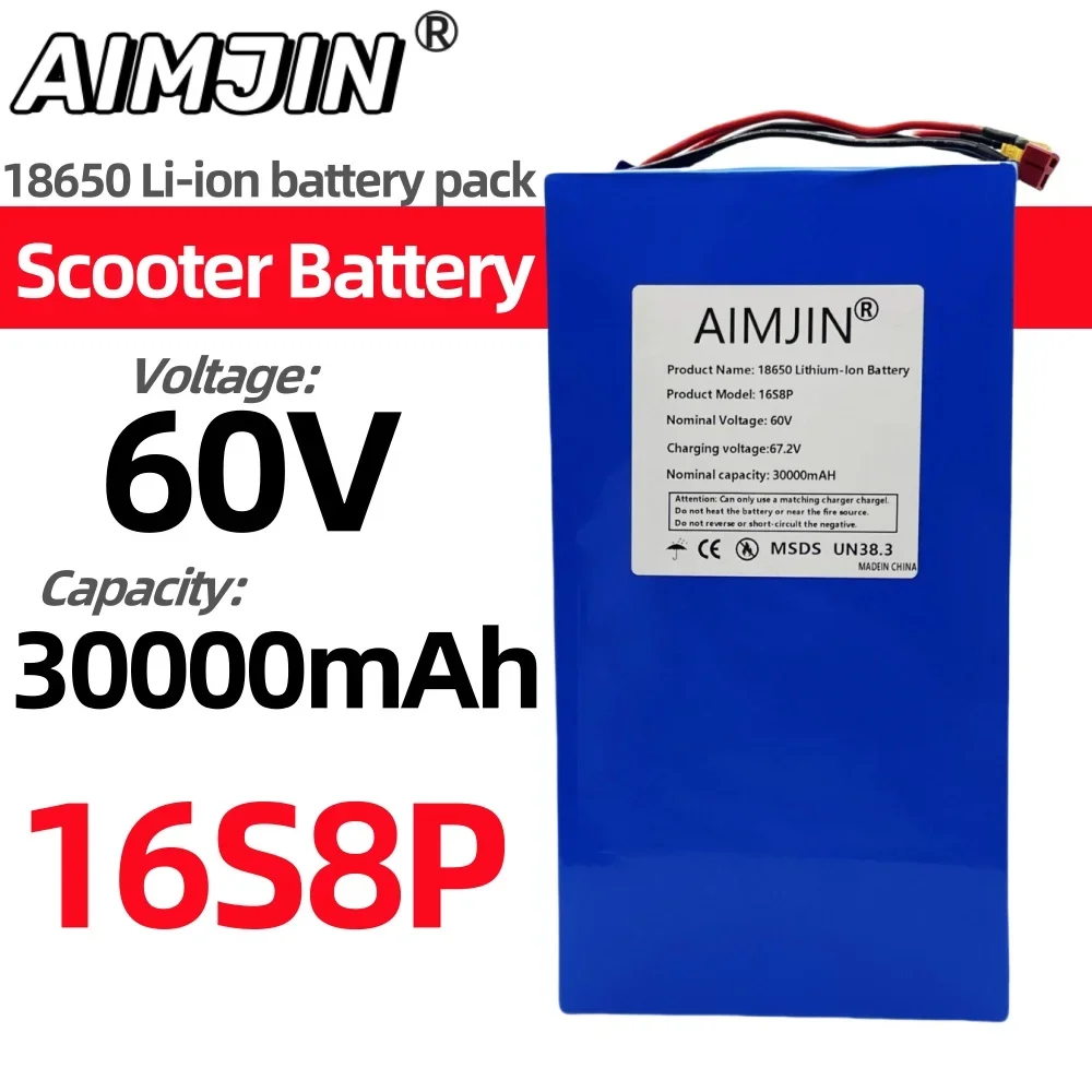Литиевая батарея aimjin 16S8P-60V-30AH для электротранспорта | AliExpress
