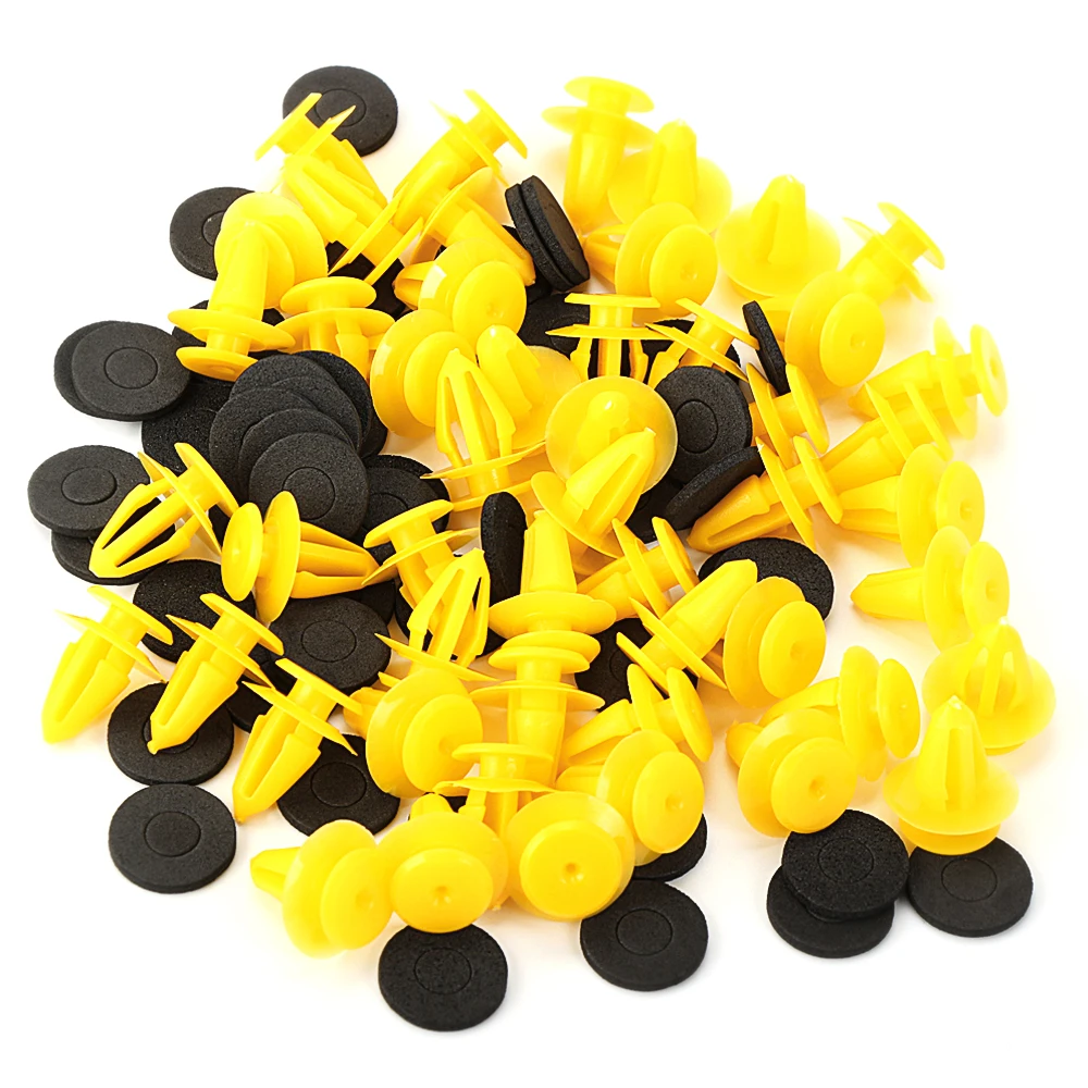 50PCS Auto Door Panel Clips Fixing Fastener for Toyota Camry Corolla ...