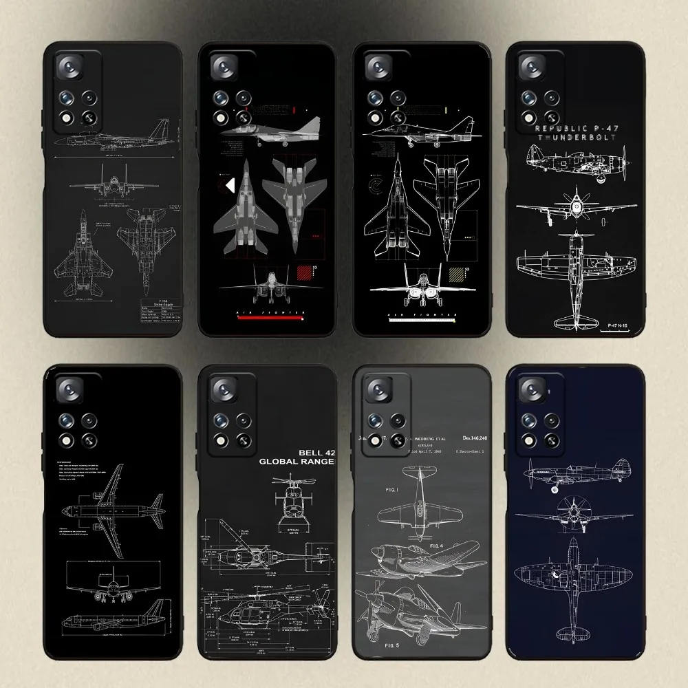 Aircraft Helicopter Airplane Phone Case For Samsung Galaxy A20,A21s,A22 ...