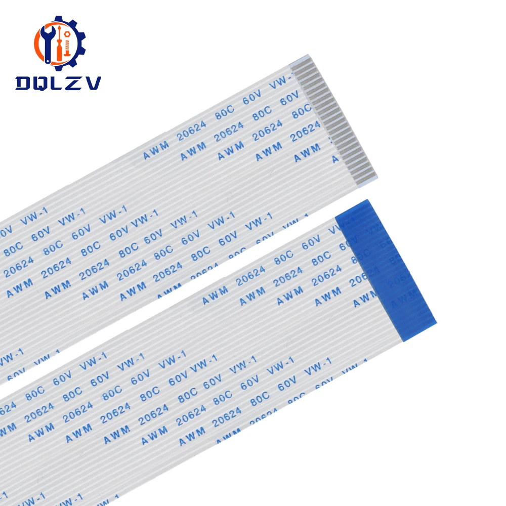 10PCS Flat Flexible Cable FFC FPC AWM 20624 80C 60V VW-1 FFC-0.5MM 1.0MM 4/6/8/10/12/14/16/18/20 ...