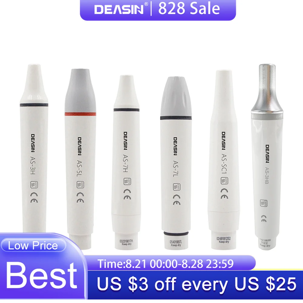 Dental Ultrasonic Scaler Handpiece HW-3H Detachable Plug-in Piezo ...