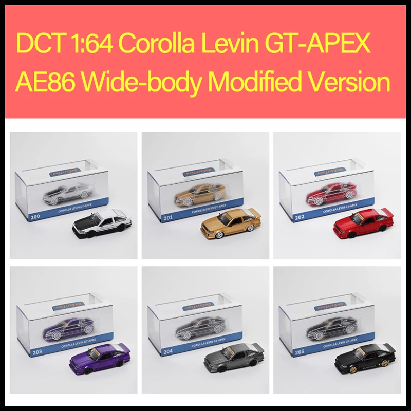 WELLY 1:64 Corolla Levin GT-APEX AE86 модифицированная модель из ...