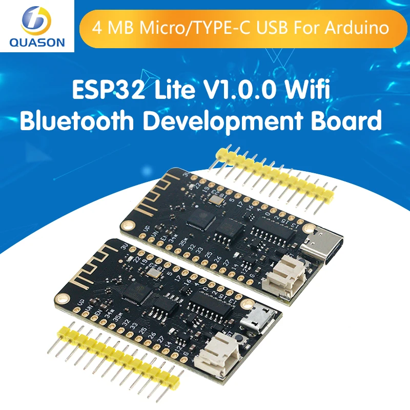 Макетная плата ESP32 Lite V1.0.0 Wifi Bluetooth ESP32 REV1 CH340G MicroPython 4MB Micro/TYPE-C ...