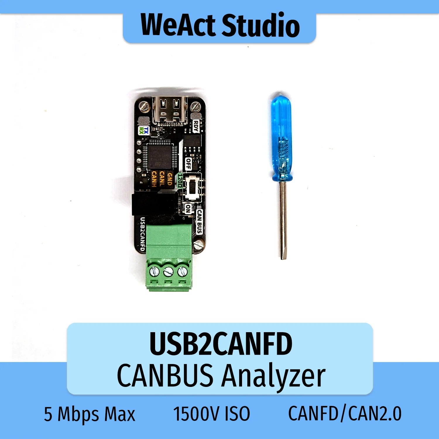 Модуль USB-CAN USB2CAN WeAct Studio | AliExpress