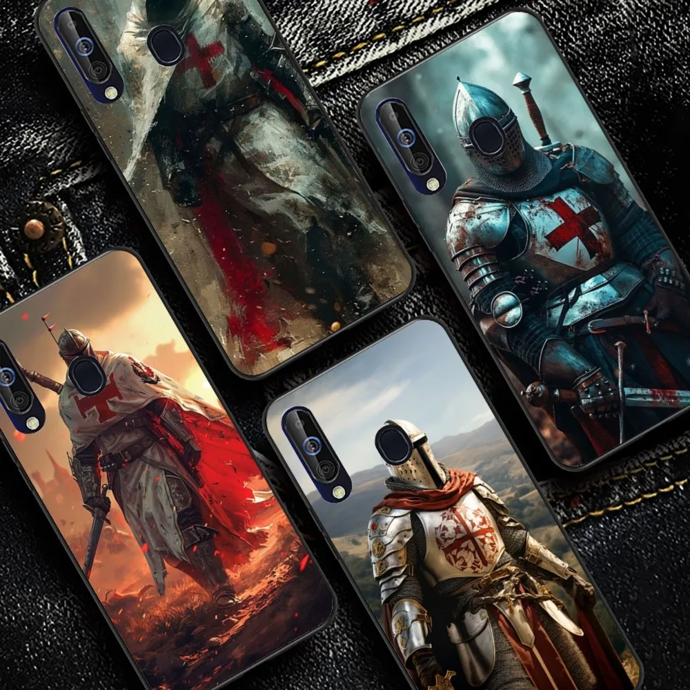 Knights Templar Luxury Phone Case For Samsung A 10 11 12 13 20 21 22 30 ...
