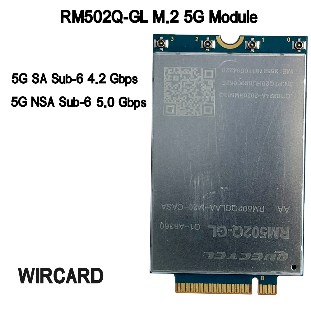 RM502Q-GL 5G Sub-6 ГГц M.2 Cat20 NR NSA SA модуль LTE 4G модуль ...