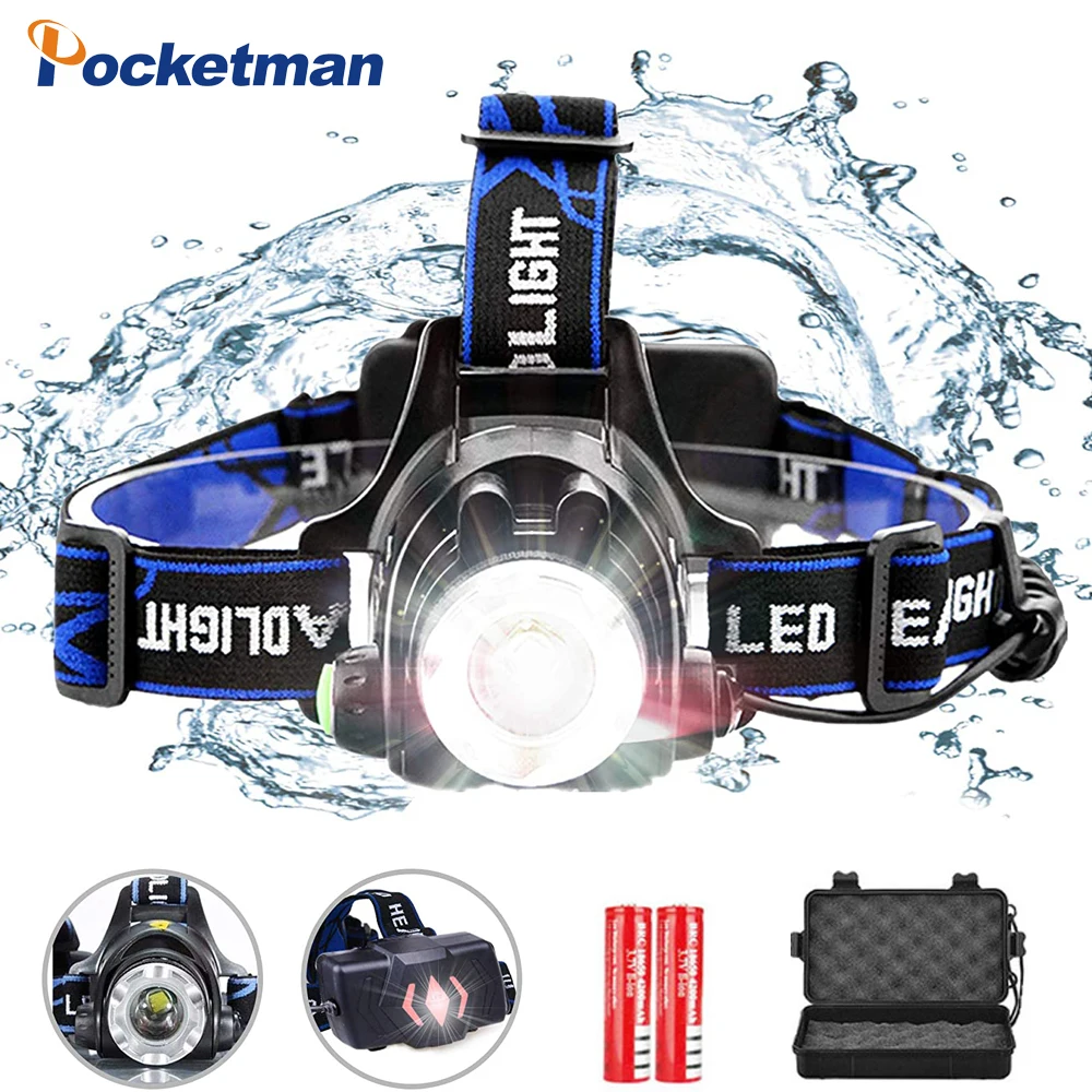 Налобный фонарь POCKETMAN перезаряжаемый | AliExpress