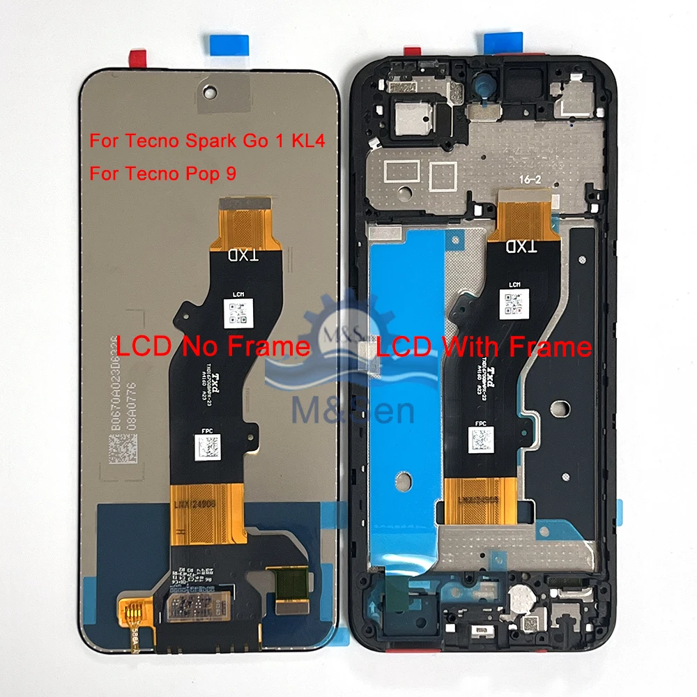 6,6 ''оригинальный ЖК-экран для Infinix Tecno Spark Go 2024 BG6, сенсорная панель, дигитайзер ...