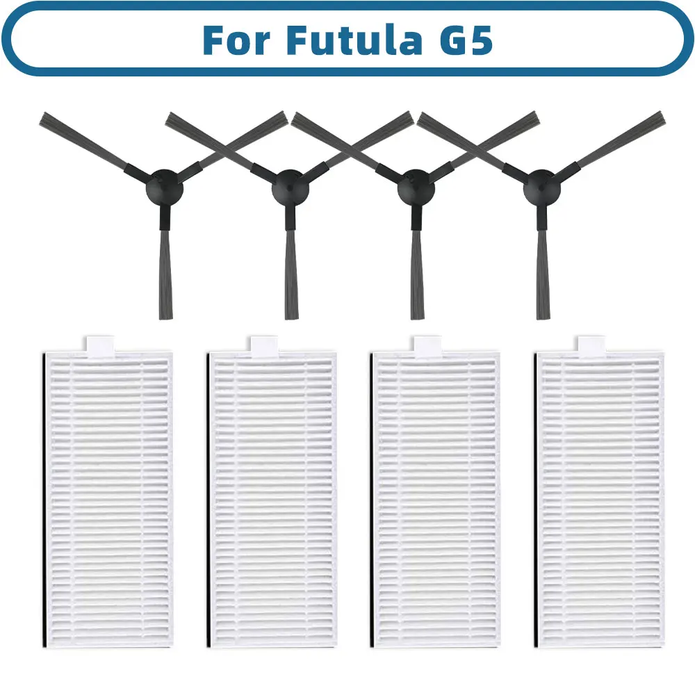 Запчасти для робота-пылесоса Futula, сменные детали для швабры G5, боковая щетка, фильтр НЕРА ...