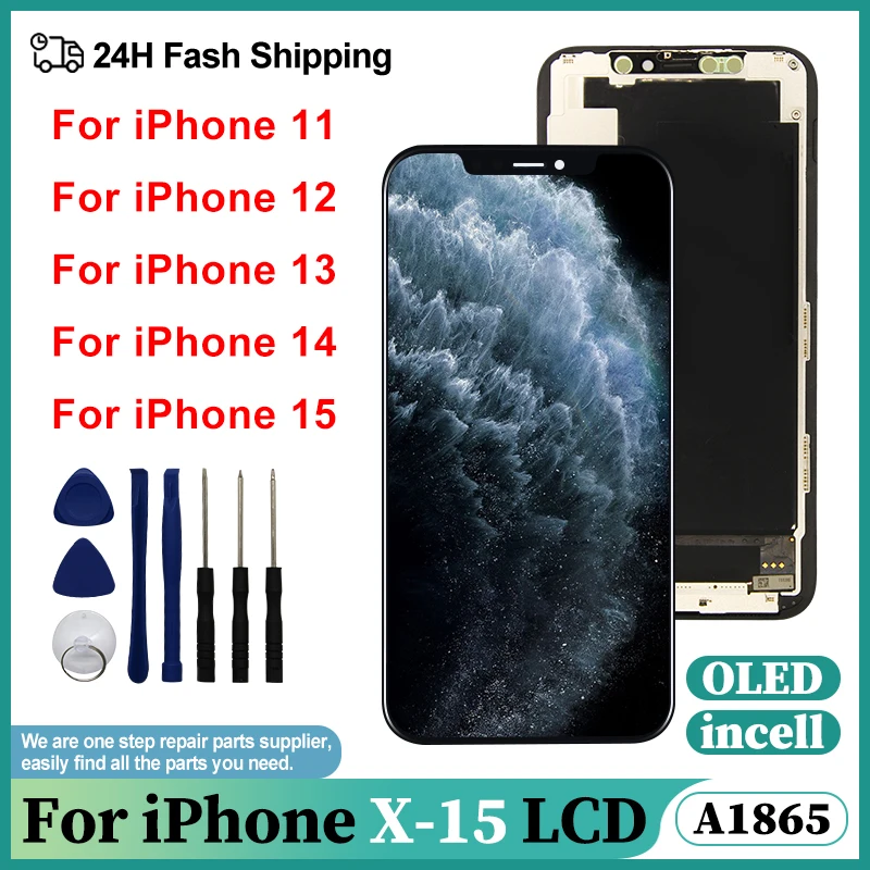 ЖК-дисплей для iPhone X XR XS Max с сенсорным экраном и дигитайзером в ...