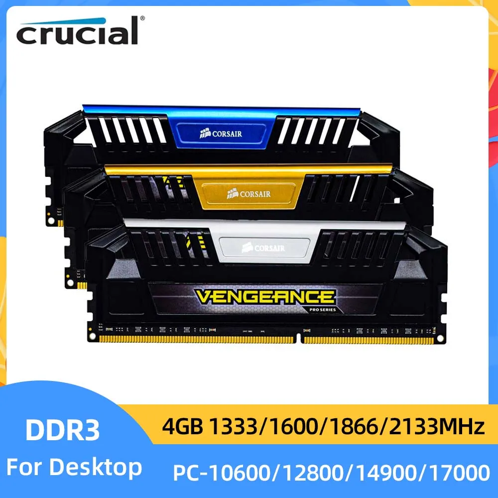 Оперативная память для ПК CORSAIR Vengeance LPX DDR3 4 Гб 2133 МГц 1866 ...
