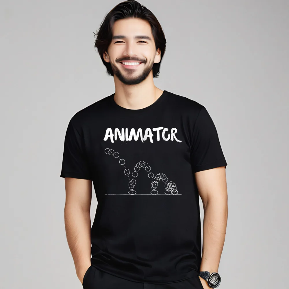 Classic Mens Tops & Tees Animator Bouncing Ball T-Shirt for Birthday T ...