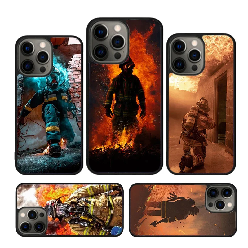 Firefighter Heroes Fireman Phone Case Cover For iPhone 16 15 14 plus XS ...