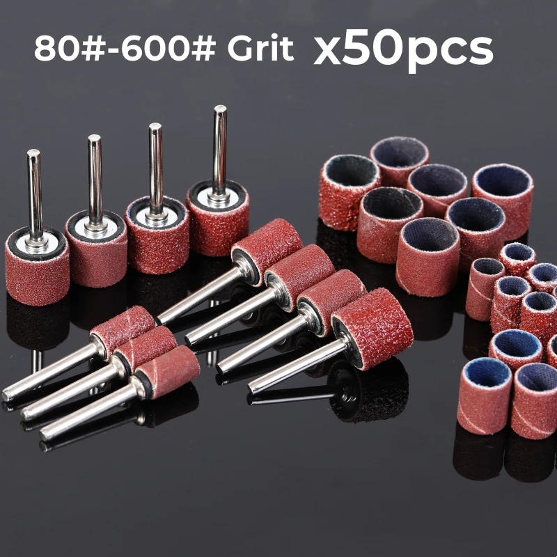 Наждачная бумага круглая 80#-600#, 6,35/9,5/12,7 мм | AliExpress
