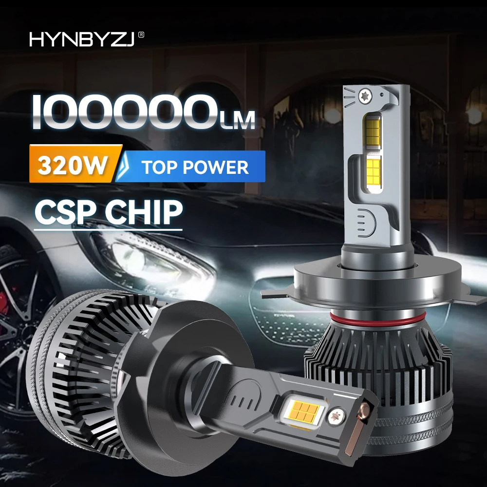 HYNBYZJ H7 LED Canbus 320 Вт 100000 LM H4 H11 H1 HB3 9005 HB4 H8 HIR2 9012 Би светодиодная лампа ...