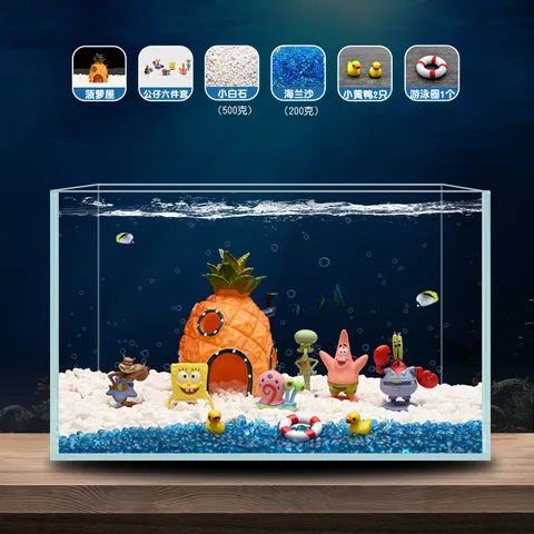 Spongebob fish tank decor store