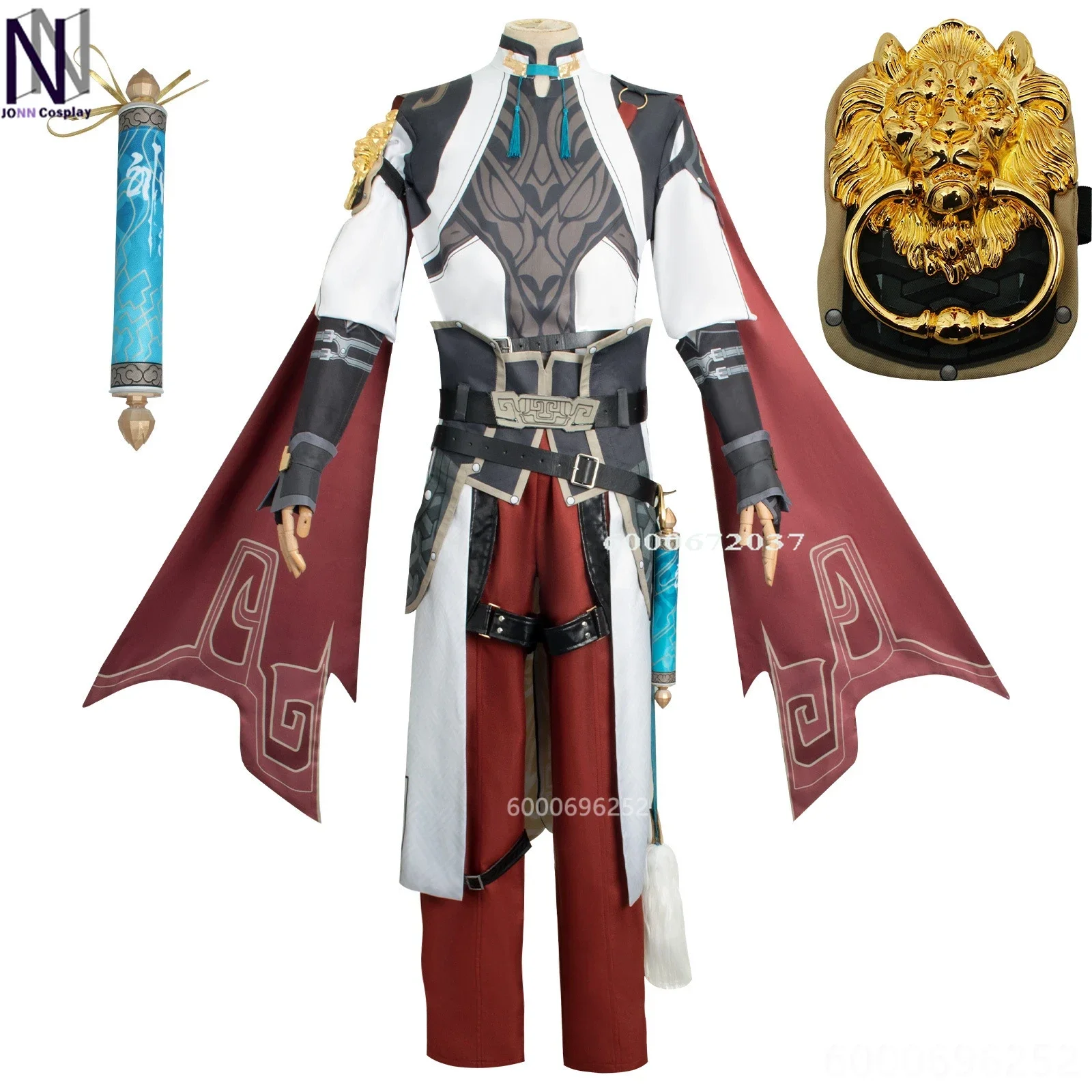 Honkai Star Rail Game Jing Yuan Cosplay Costume with Wig Chinese Men ...