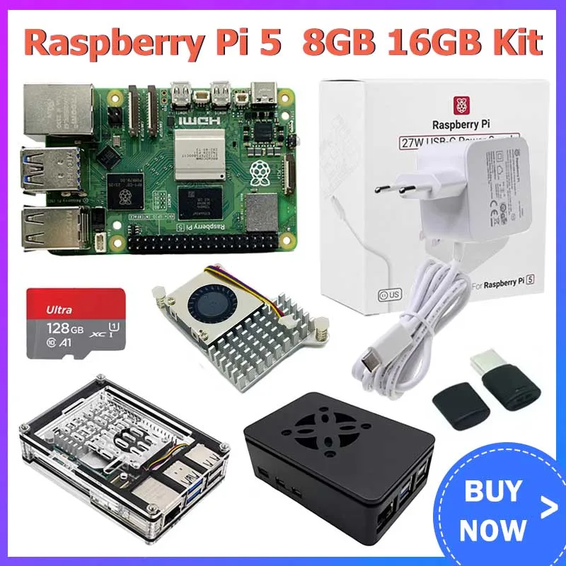 Комплект Raspberry Pi 5 16 ГБ | AliExpress