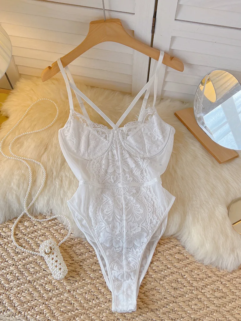 White Lace Bodysuit