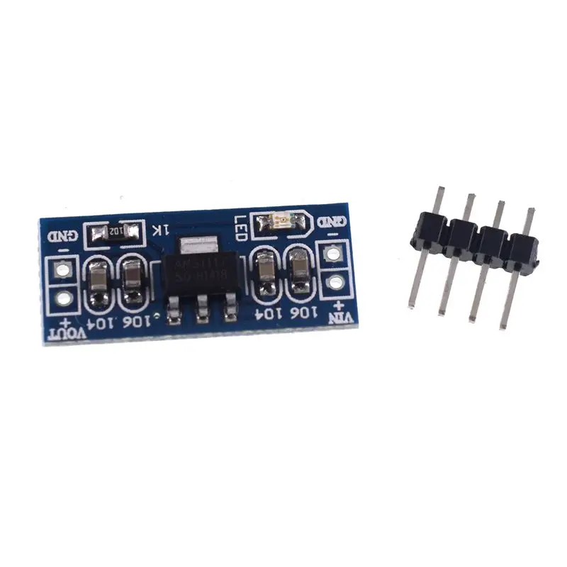 1/510pcs AMS1117 3.3V 5V Power Supply Module AMS1117-5.0V Power Module ...