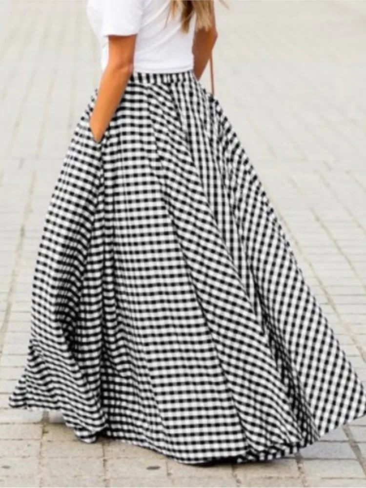 Женская геометрическая юбка из полиэстера owner girl | AliExpress