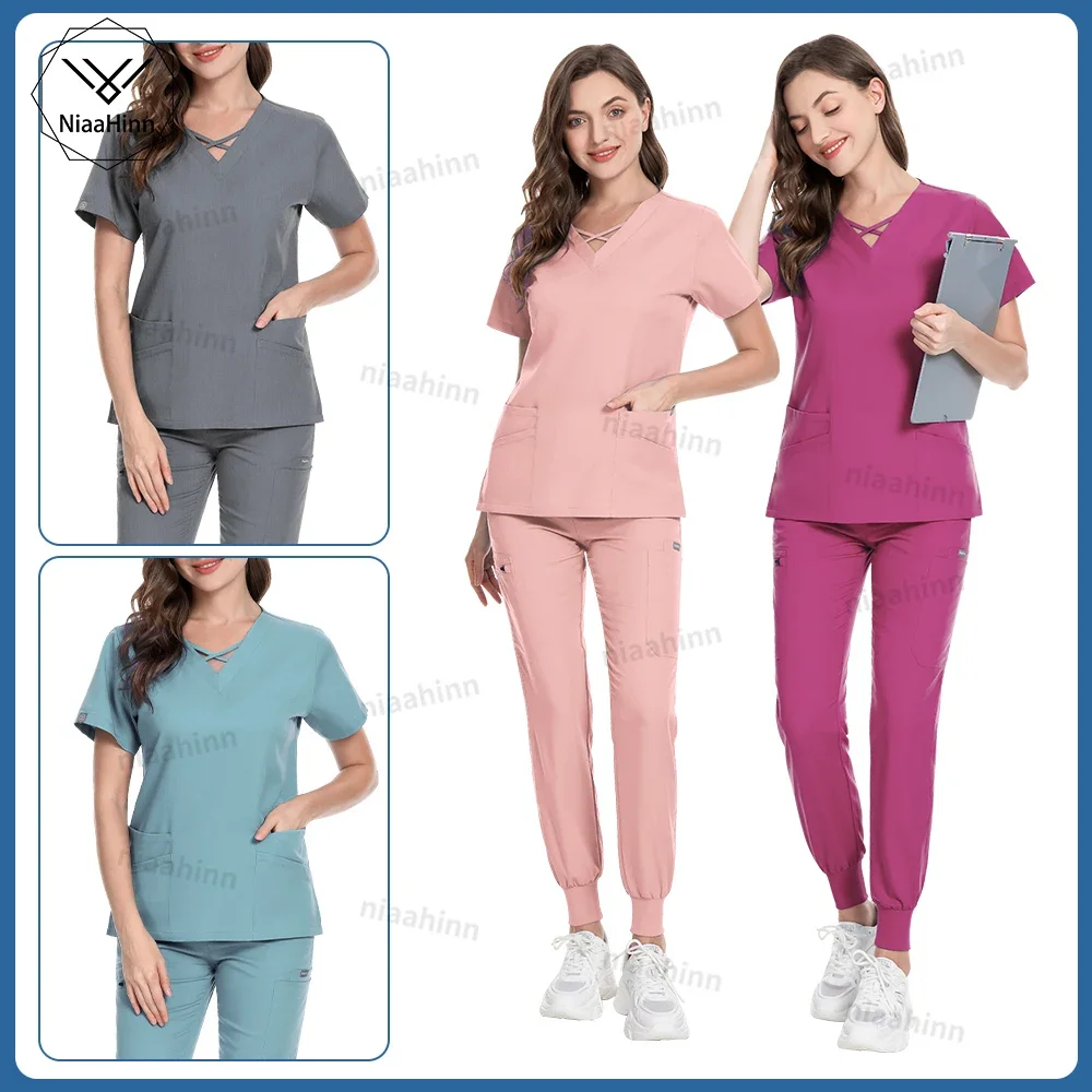 Niaahinn Wholesale Doctors and Nurses Female Scrub Nursing Uniform ...