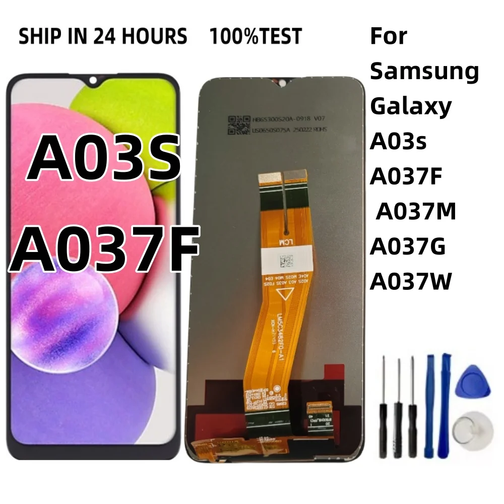 6,5 "для Samsung Galaxy A03s ЖК-экран A037F A037M A037G A037W сенсорный ...
