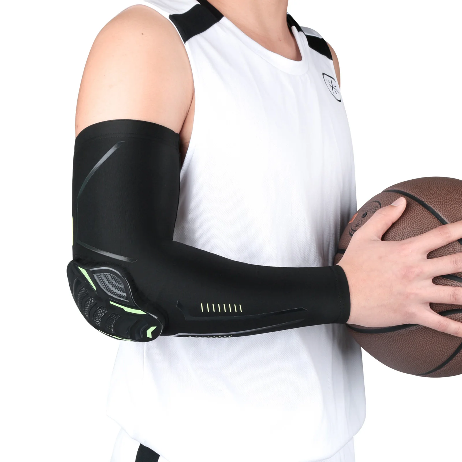 Outdoor Sports Anti-Collision Arm Guard Muscle Pressurize Oversleeve ...