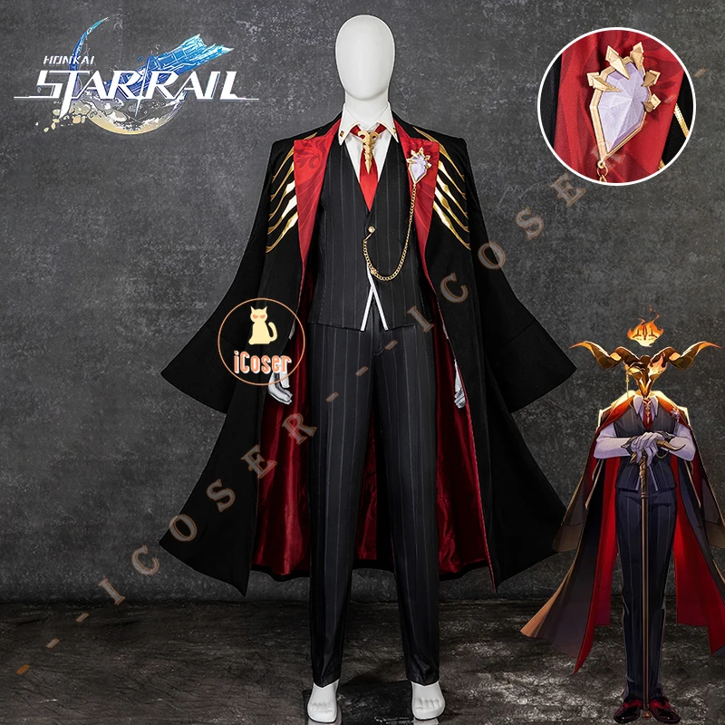 Костюм для косплея Honkai Star Rail Duke Инферно Ifrit, Униформа ...